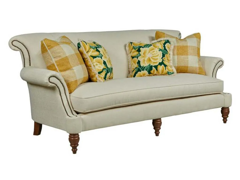 Kincaid Furniture UPH-667-76 Windsor Sofa Bench Seat - Hickory Park ...